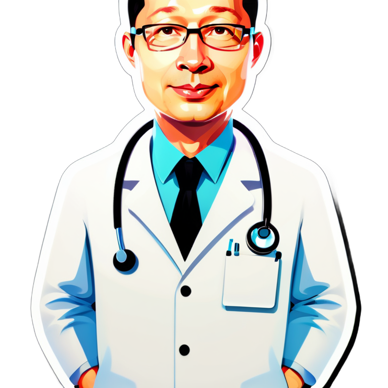 I made an AI sticker of a cute doctor