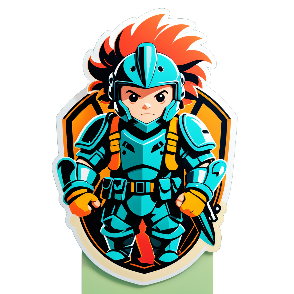 I made an AI sticker of brave troops