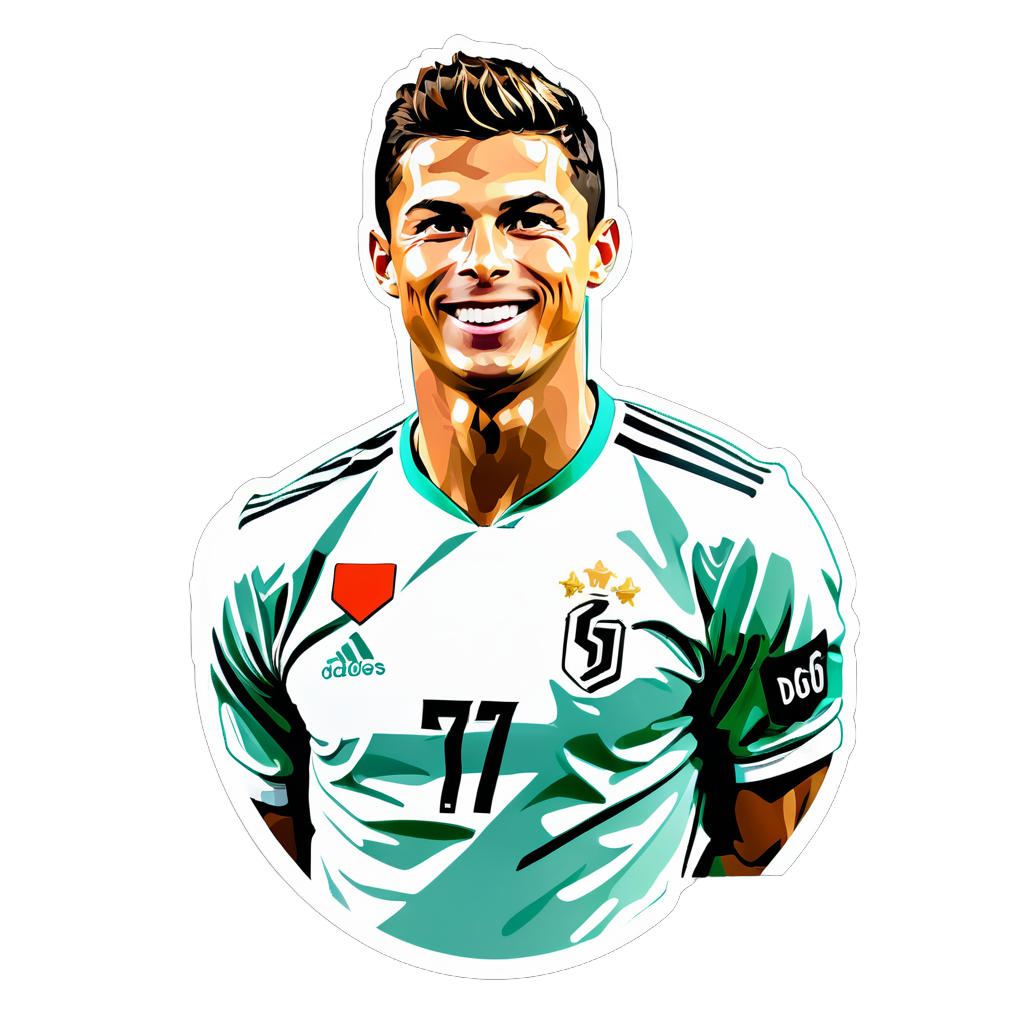 I made an AI sticker of Cristiano Ronaldo