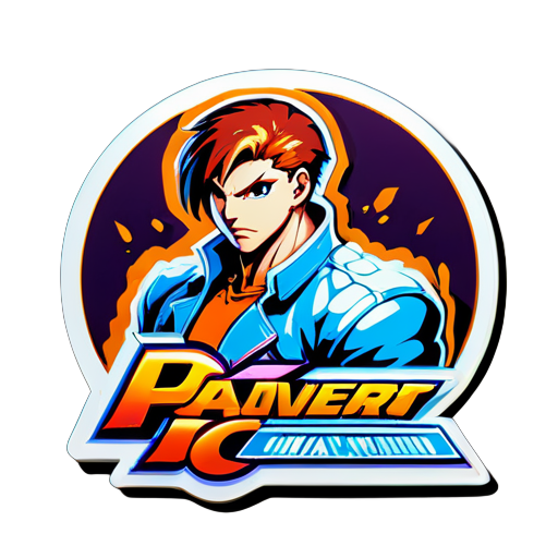 I made an AI sticker of kof character