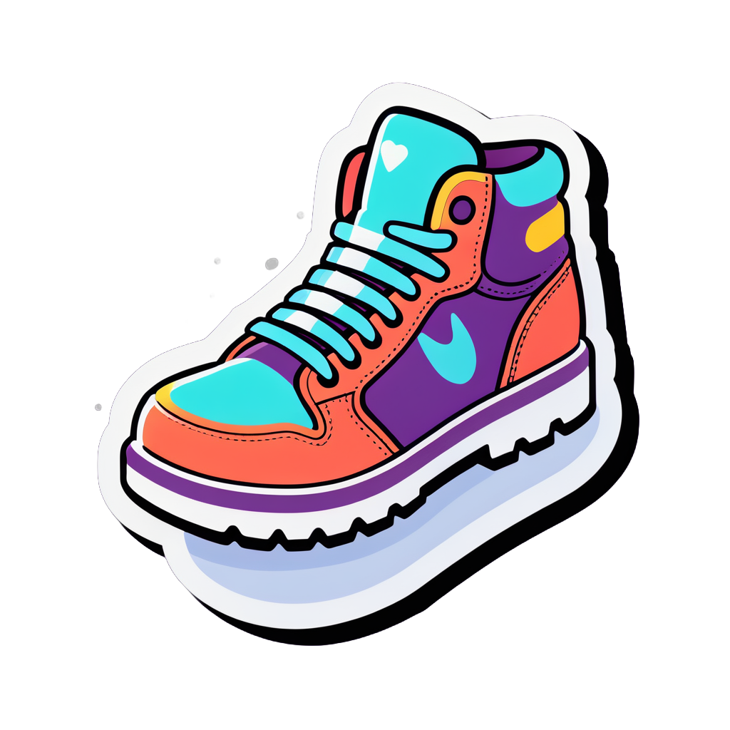 I made an AI sticker of shoe