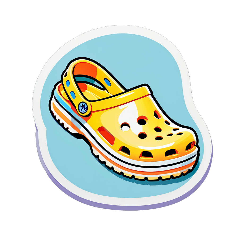 I made an AI sticker of crocs