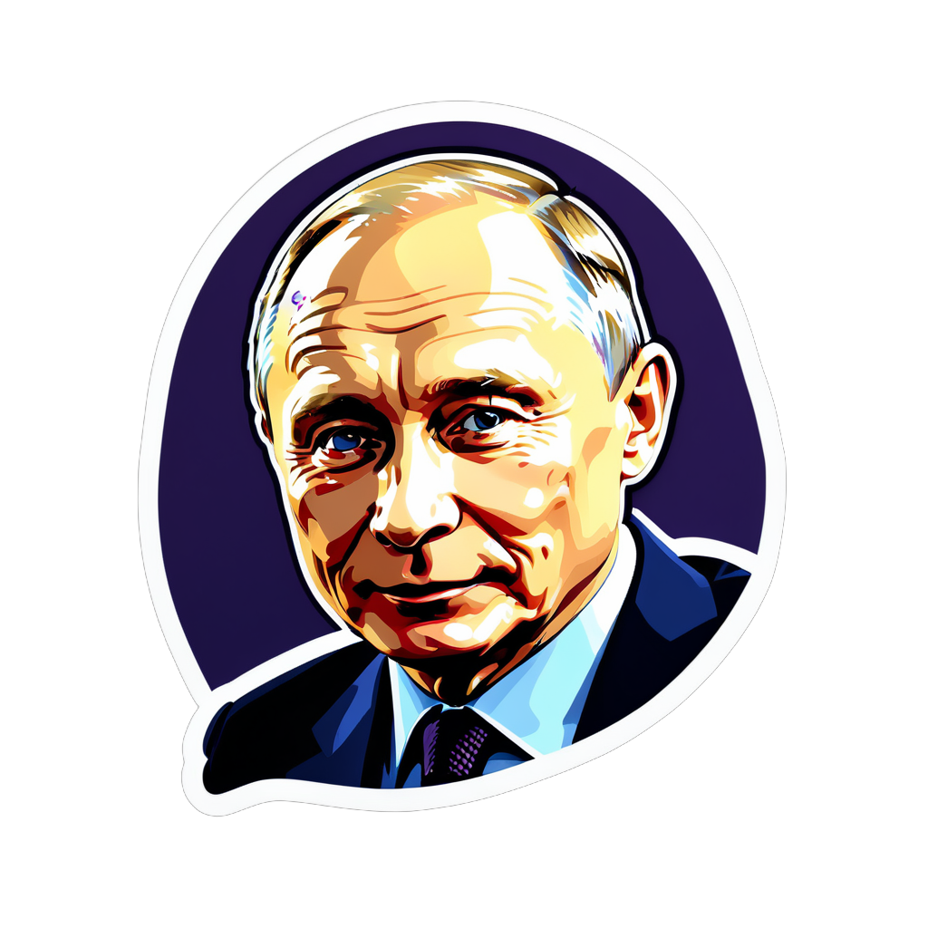 I made an AI sticker of Putin