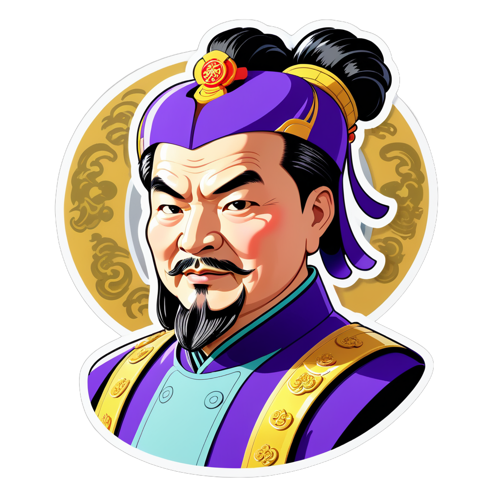 I made an AI sticker of xi jin pin emperor