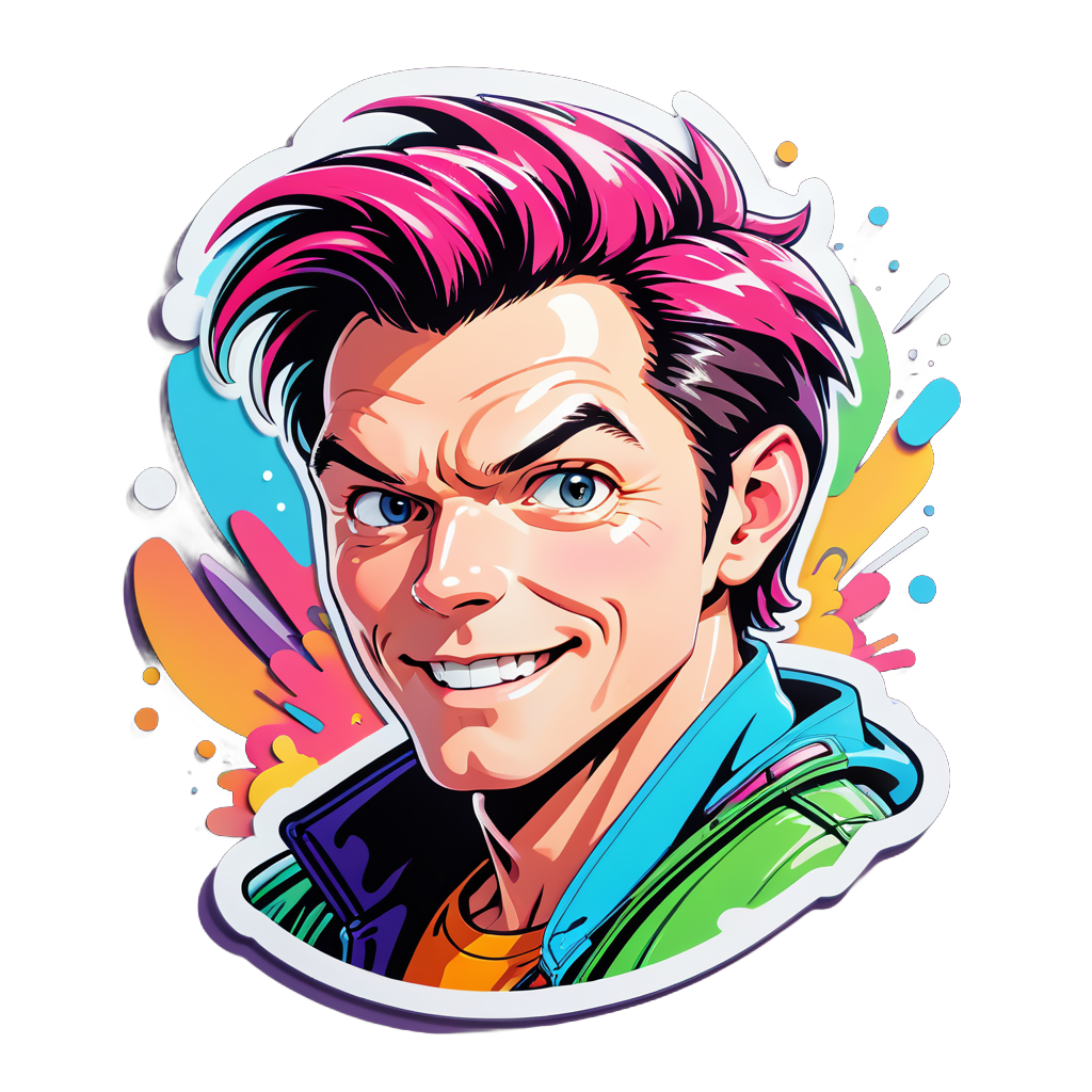 I made an AI sticker of andy law