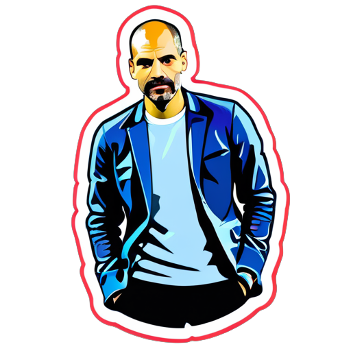 I made an AI sticker of Guardiola