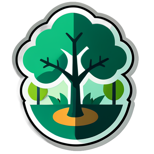I made an AI sticker of Tree planting