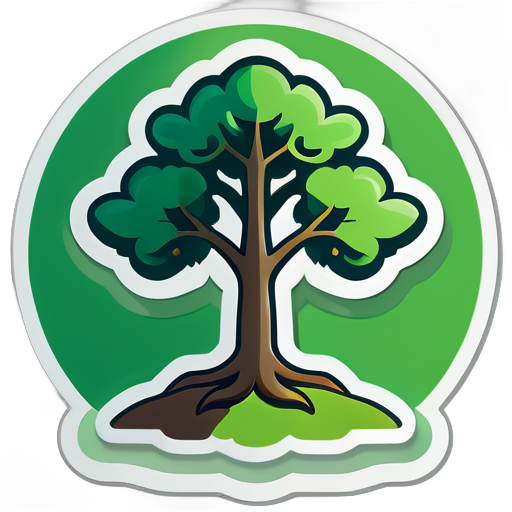 I made an AI sticker of Tree planting