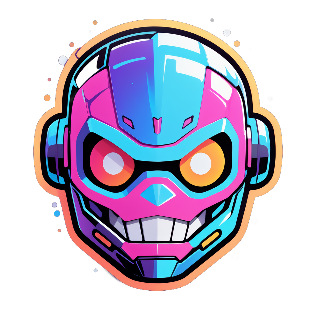 I made an AI sticker of bot head