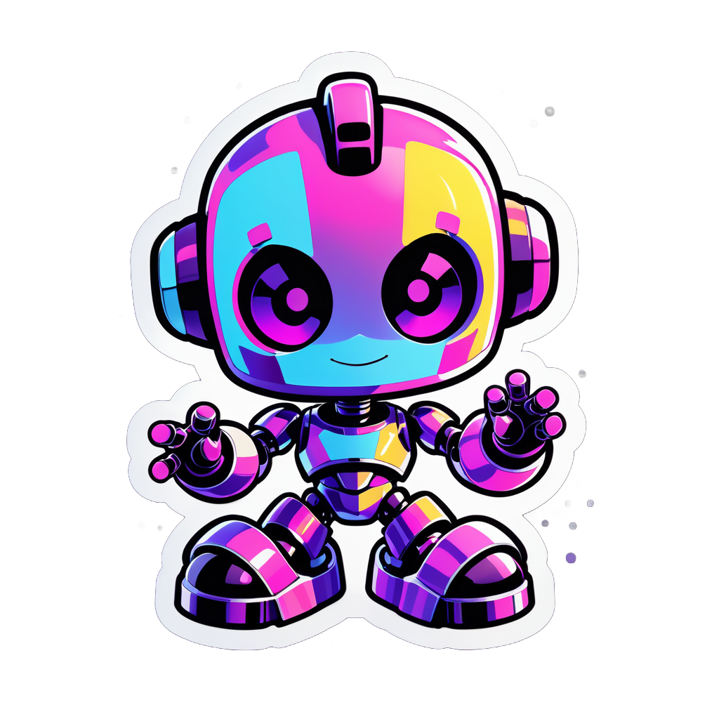 I made an AI sticker of bot ready to help