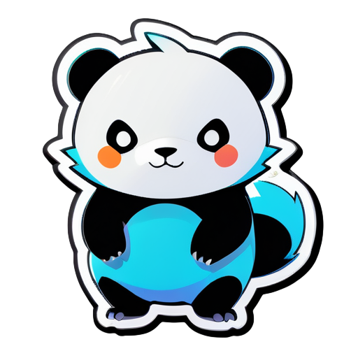 I made an AI sticker of pokemon panda