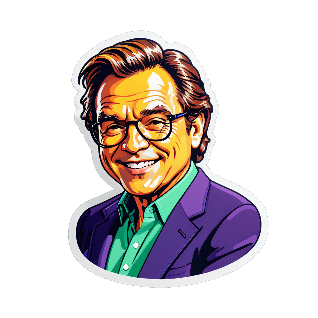I made an AI sticker of richest man in la