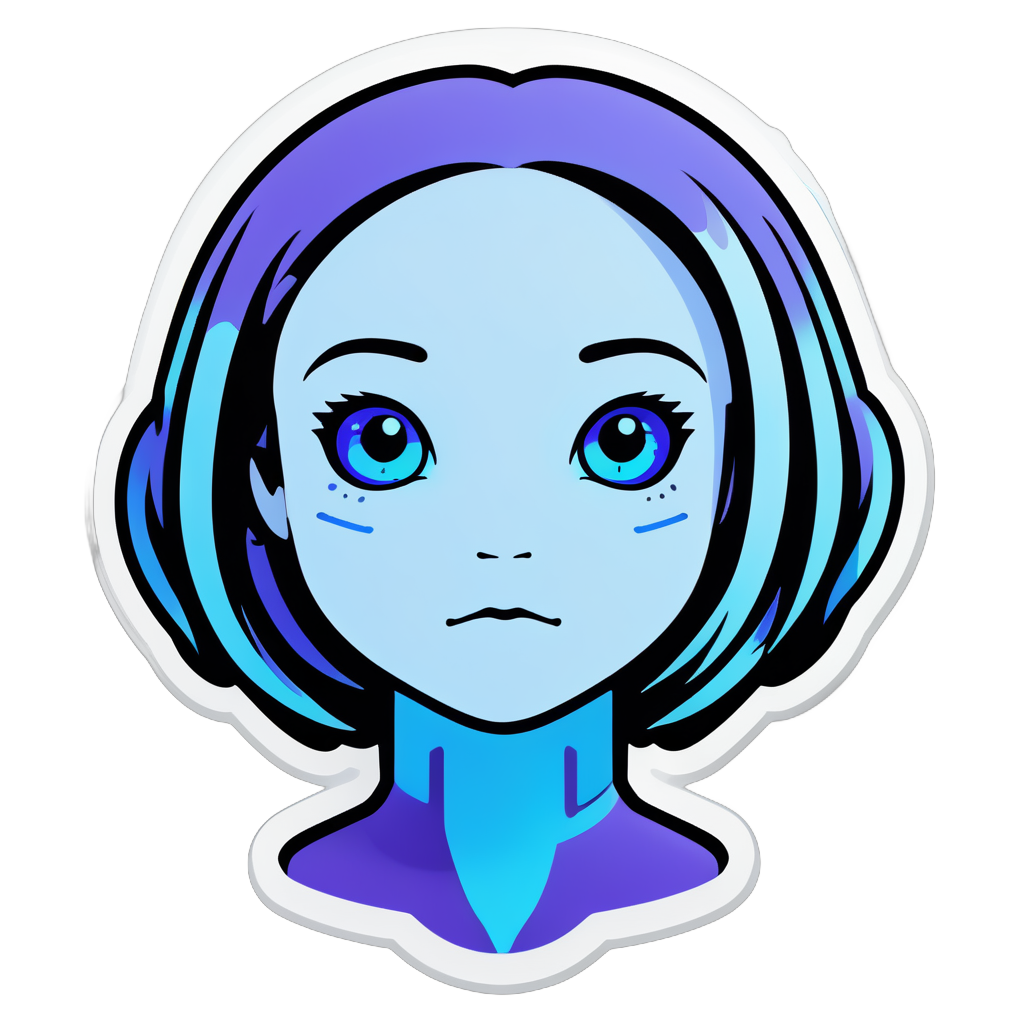 I made an AI sticker of cortana
