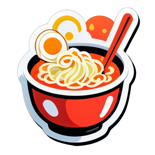 I made an AI sticker of ramen