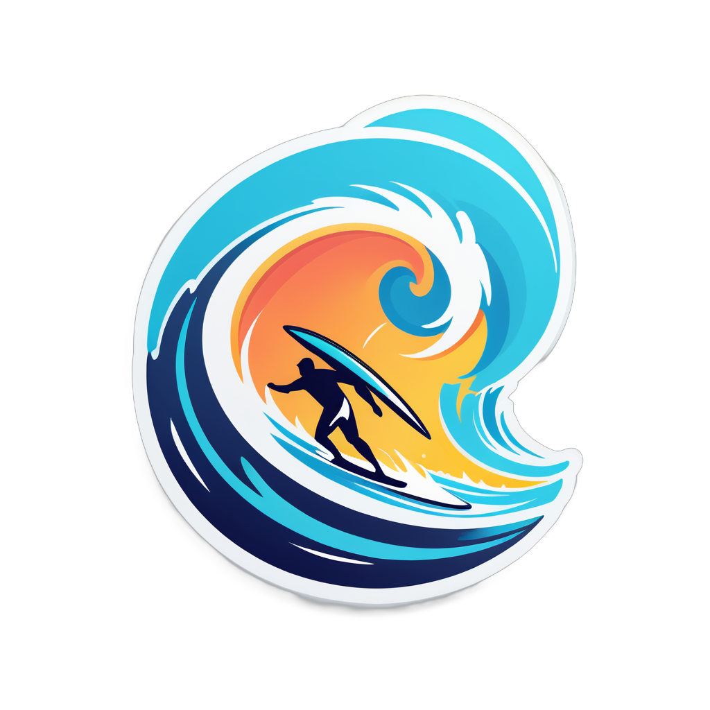 I made an AI sticker of surf