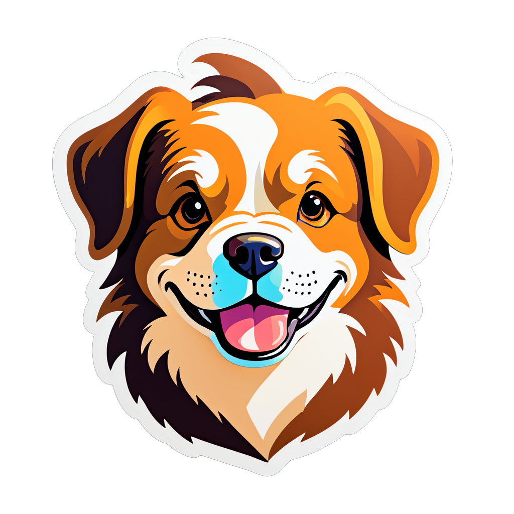 I made an AI sticker of dog