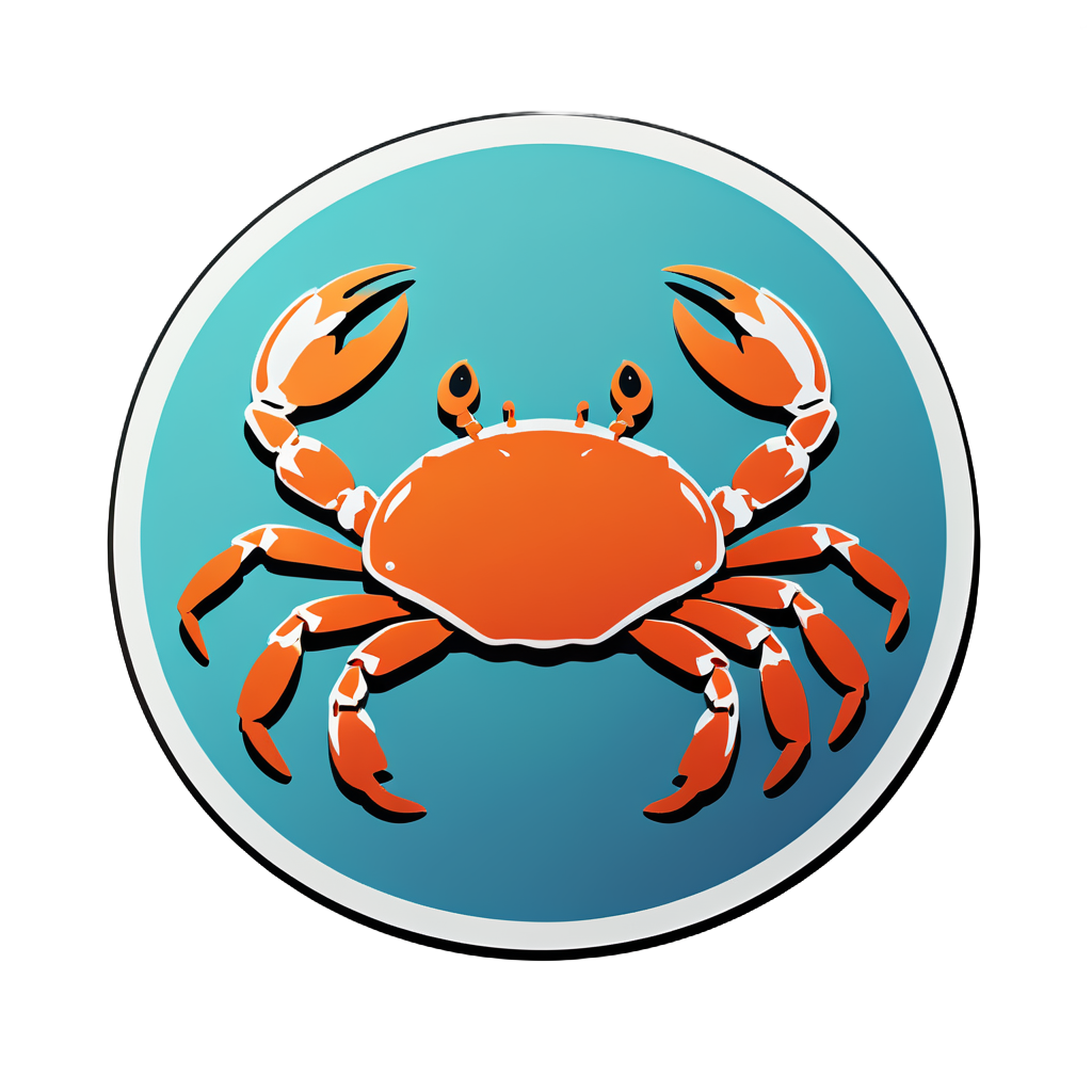 I made an AI sticker of rusty crab