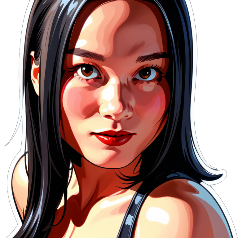 I Made An Ai Sticker Of Sexy Girl
