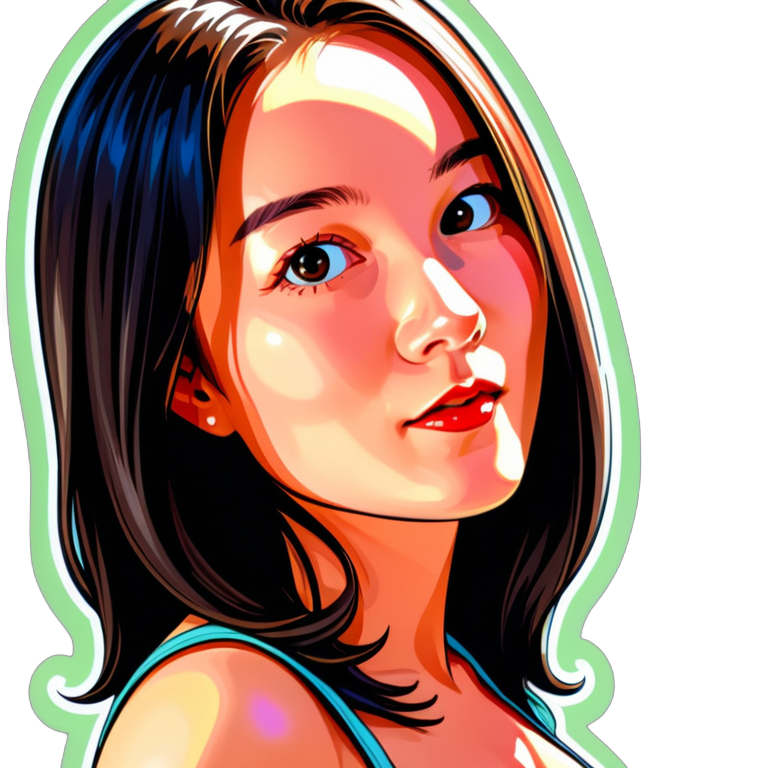 I Made An Ai Sticker Of Sexy Girl