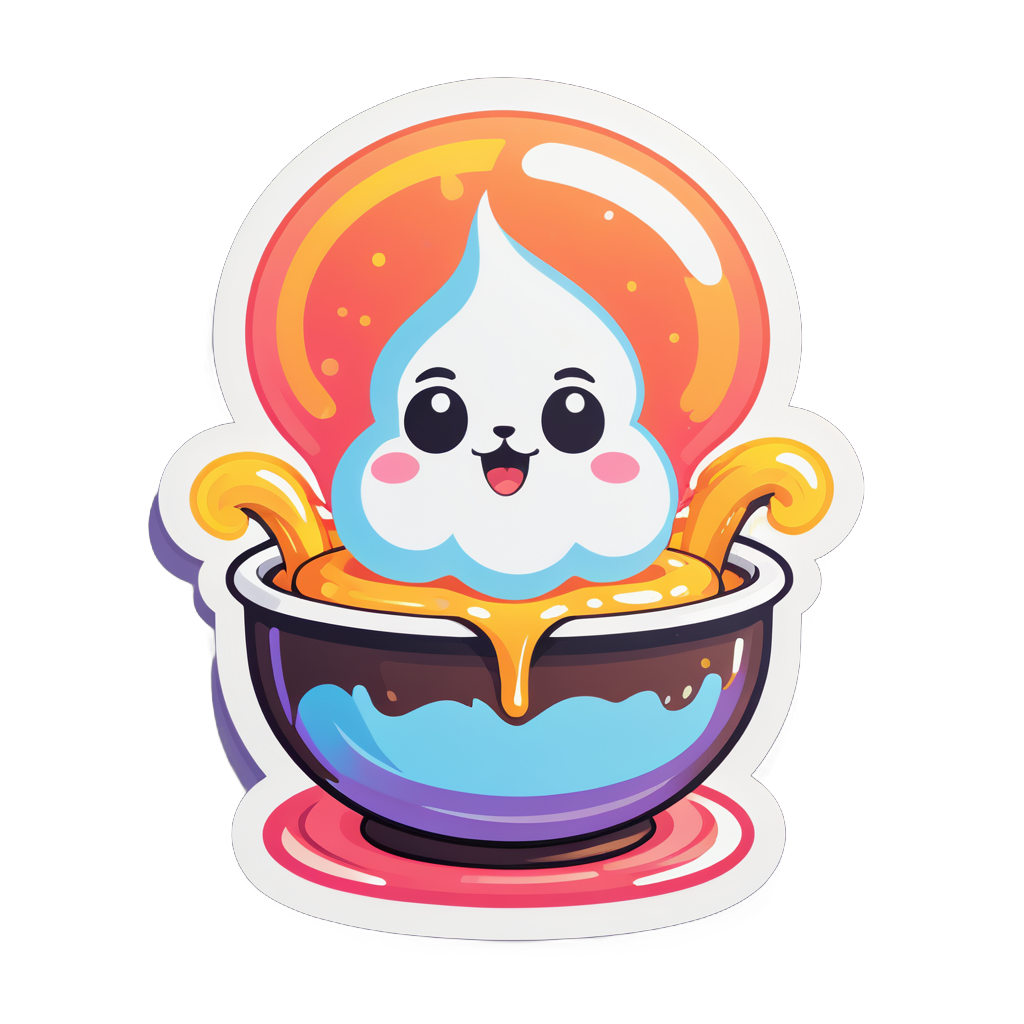 I made an AI sticker of holy poop