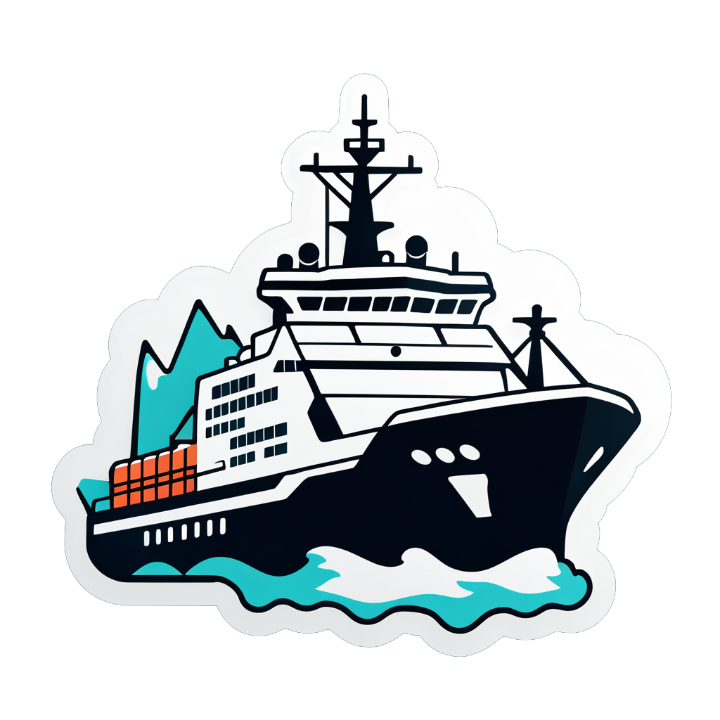 I Made An AI Sticker Of Icebreaker Ship I Made An AI Sticker Of Icebreaker Ship