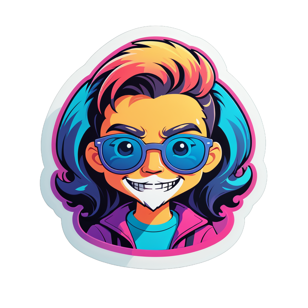 I made an AI sticker of WordPress designer