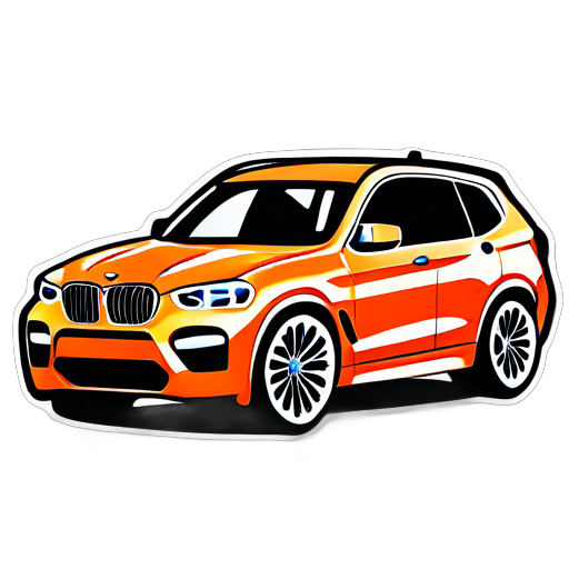I made an AI sticker of BMW X3