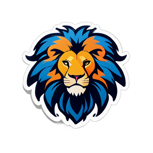 I made an AI sticker of lions