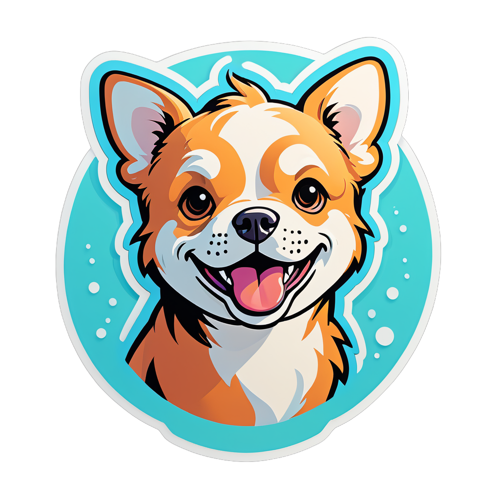I made an AI sticker of dog