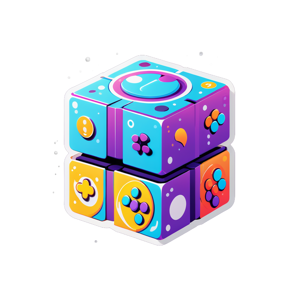 I made an AI sticker of game box
