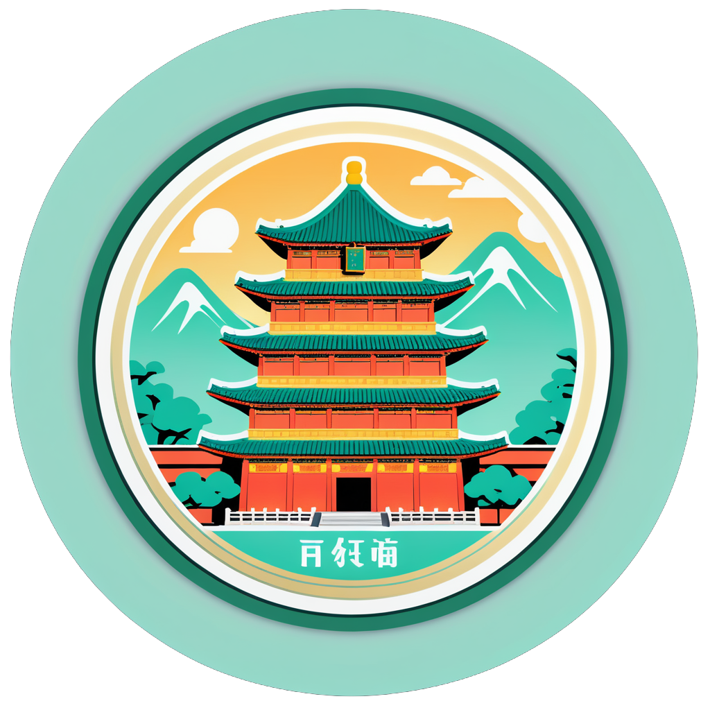 I made an AI sticker of beijing