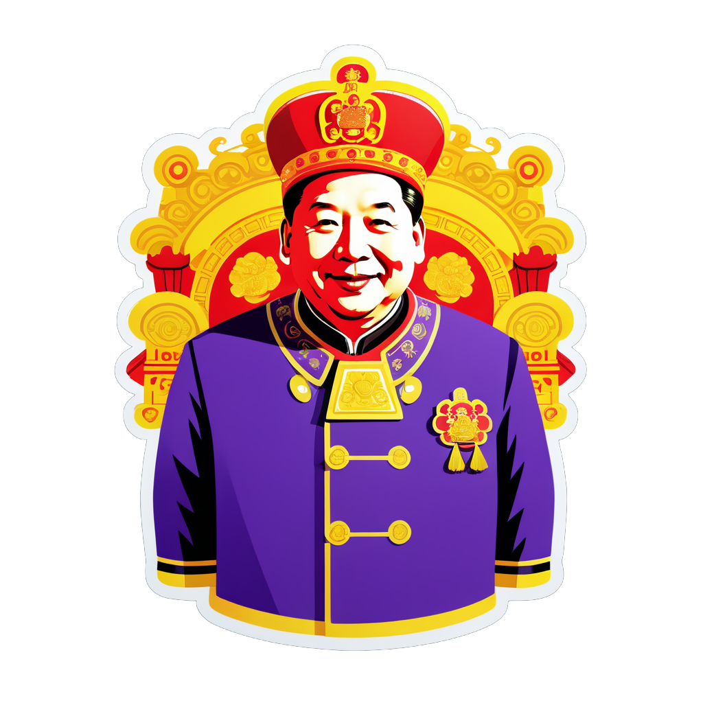 I made an AI sticker of Xi Jinping in Emperor's Clothes