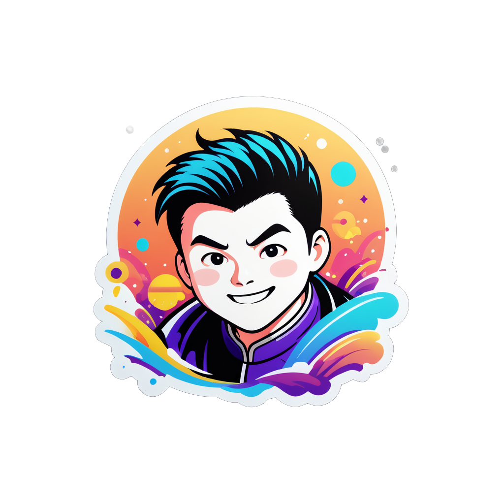 I made an AI sticker of wuhan