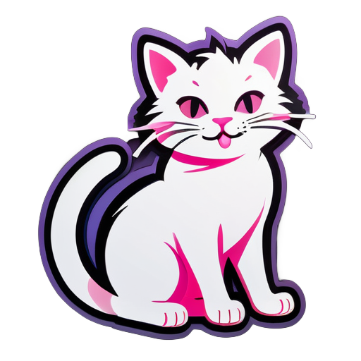 I made an AI sticker of sexy cat