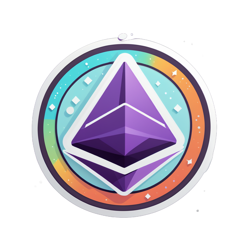 I made an AI sticker of Ethereum happy