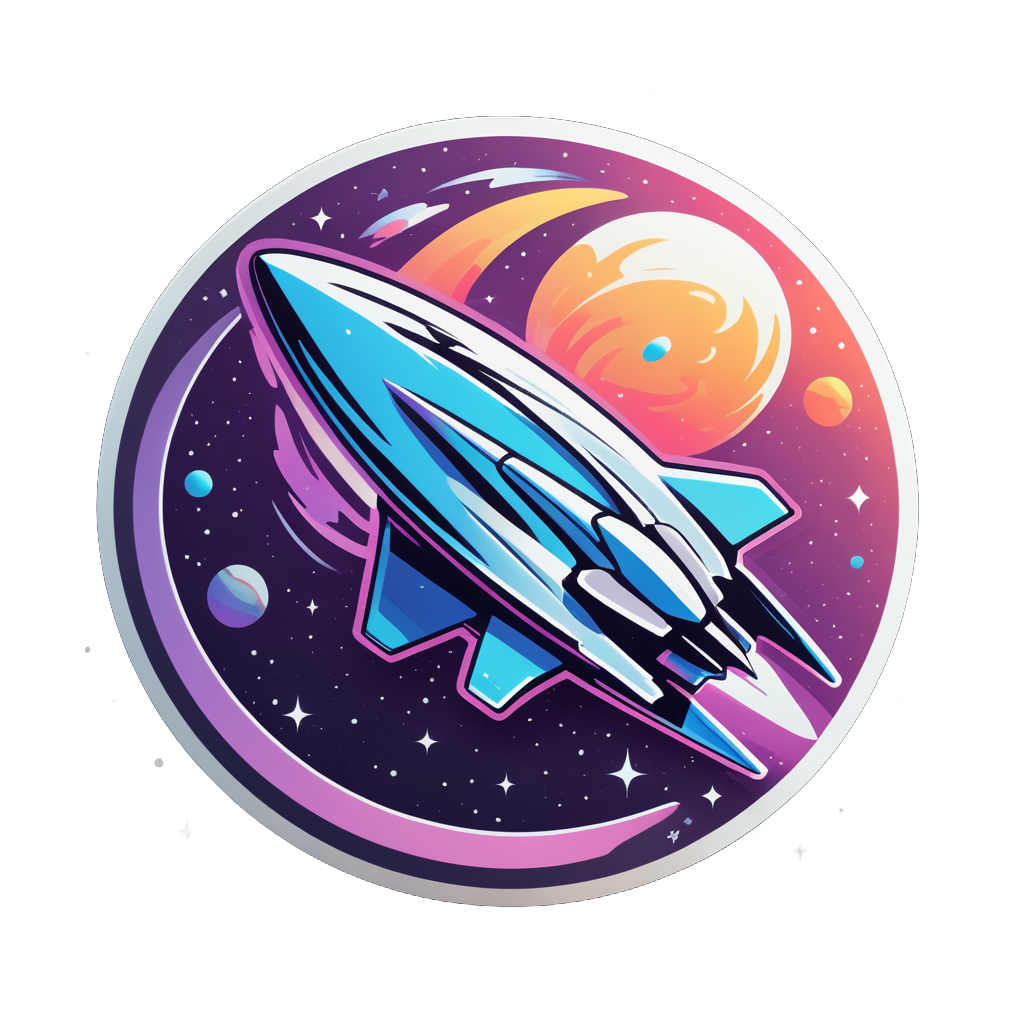 I made an AI sticker of Starship