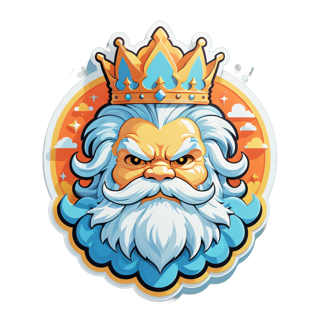 I made an AI sticker of cloud king