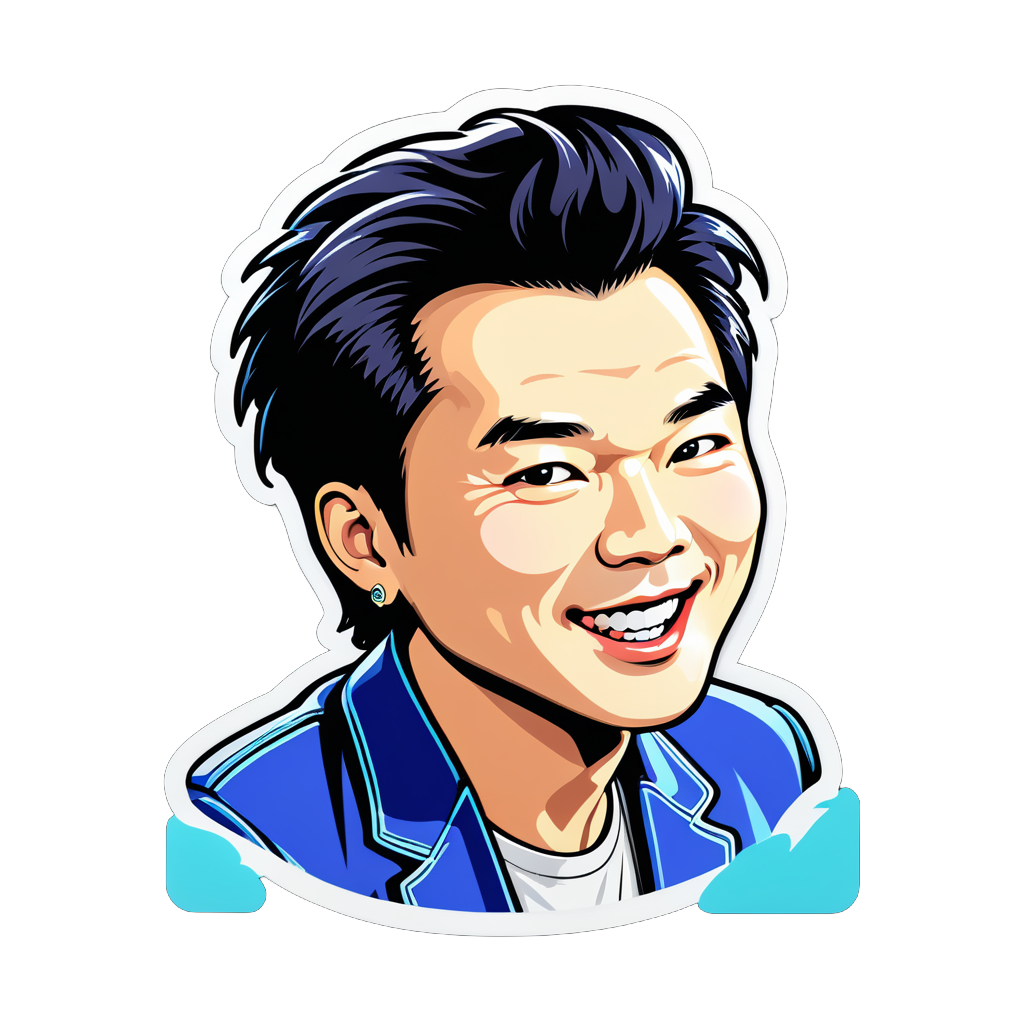 I made an AI sticker of Famous China Singer 刘欢