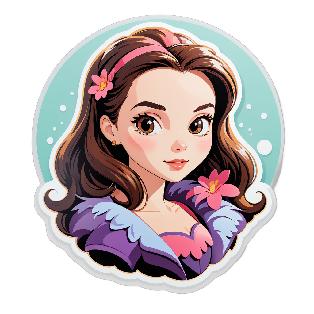 I made an AI sticker of bella