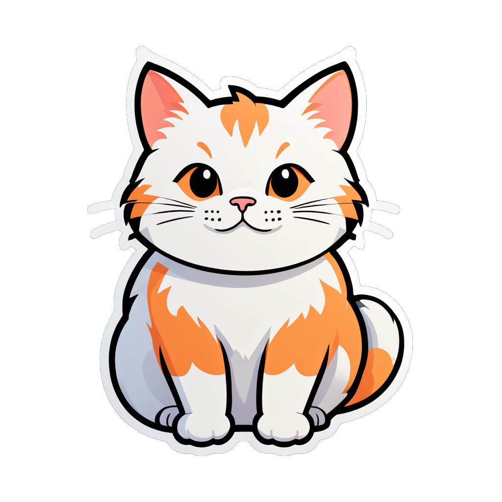 I made an AI sticker of cat