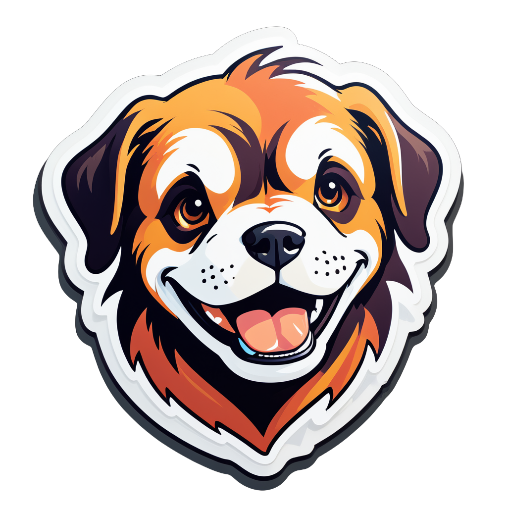 I made an AI sticker of dog