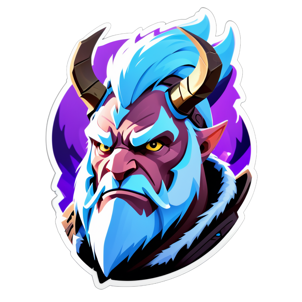 I made an AI sticker of dota2 sven