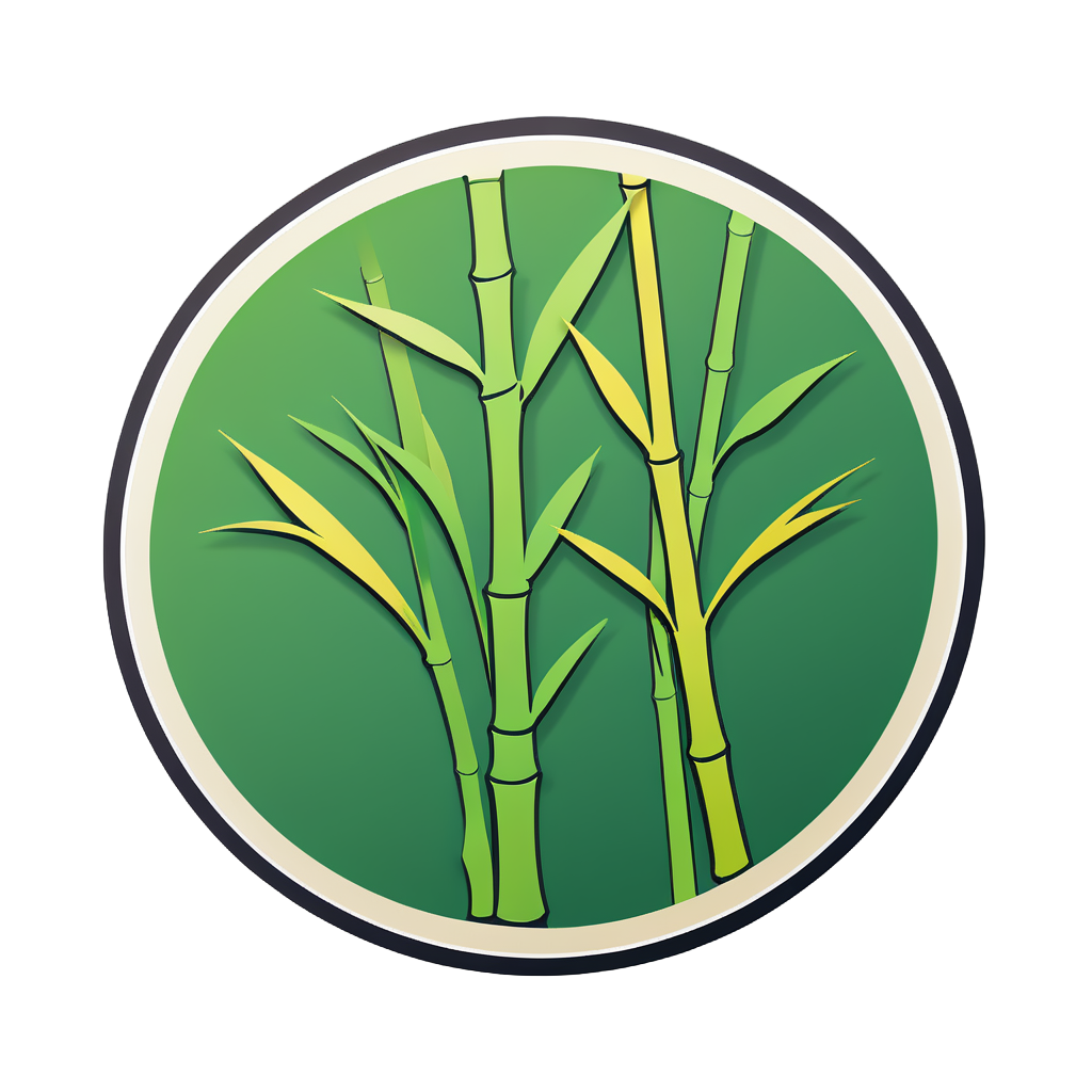I made an AI sticker of bamboo