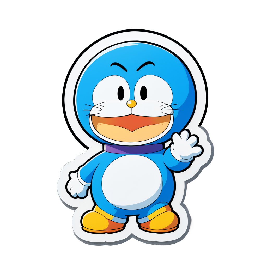I made an AI sticker of fake doraemon