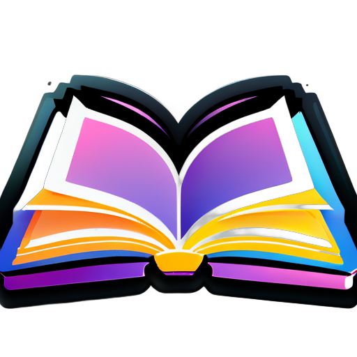 I made an AI sticker of open book