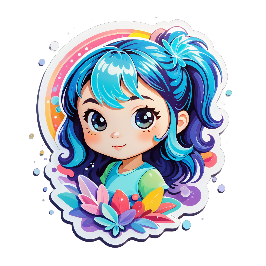 I made an AI sticker of Crystal Liu