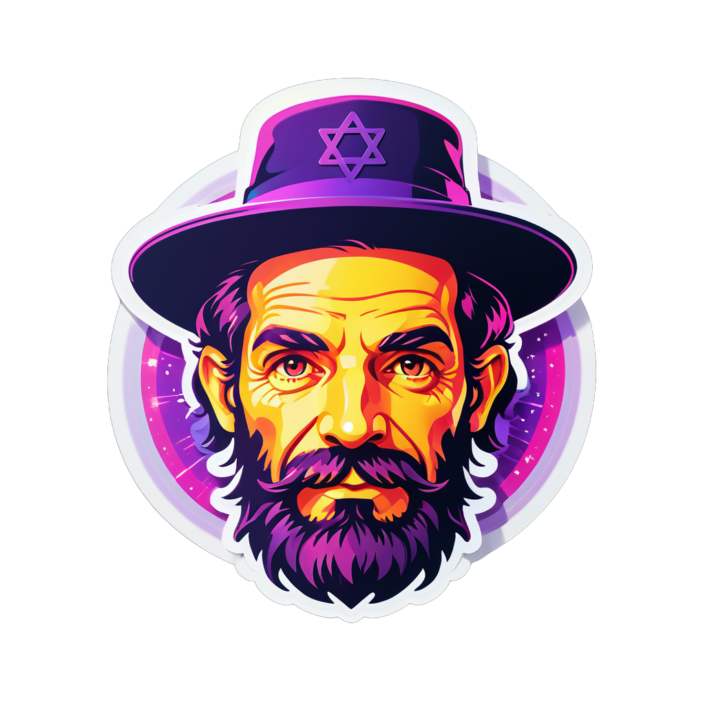 I made an AI sticker of jew laser