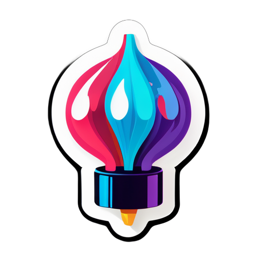 I made an AI sticker of spinning tops