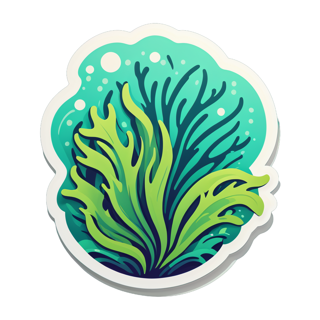 I made an AI sticker of seaweed