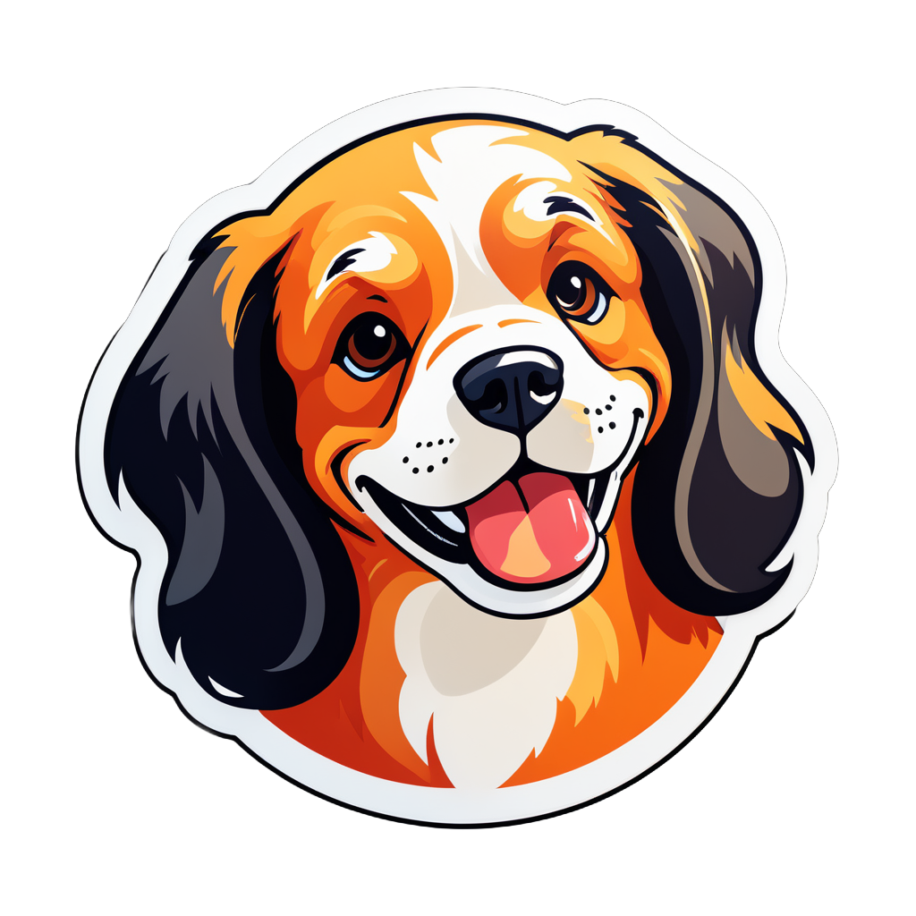 I made an AI sticker of dog